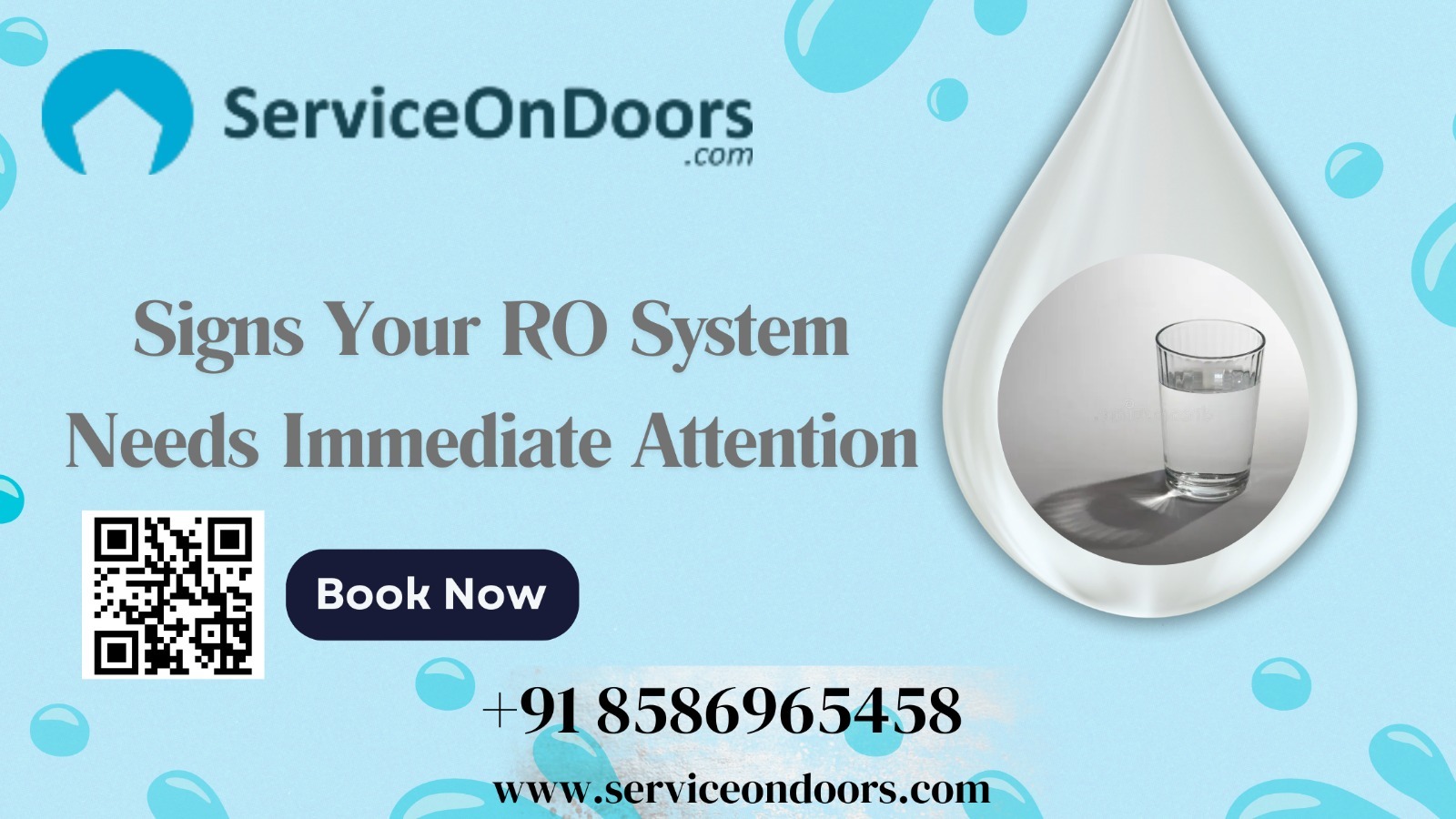 Best RO Services And Guidence | ServiceOnDoors | 8586965458