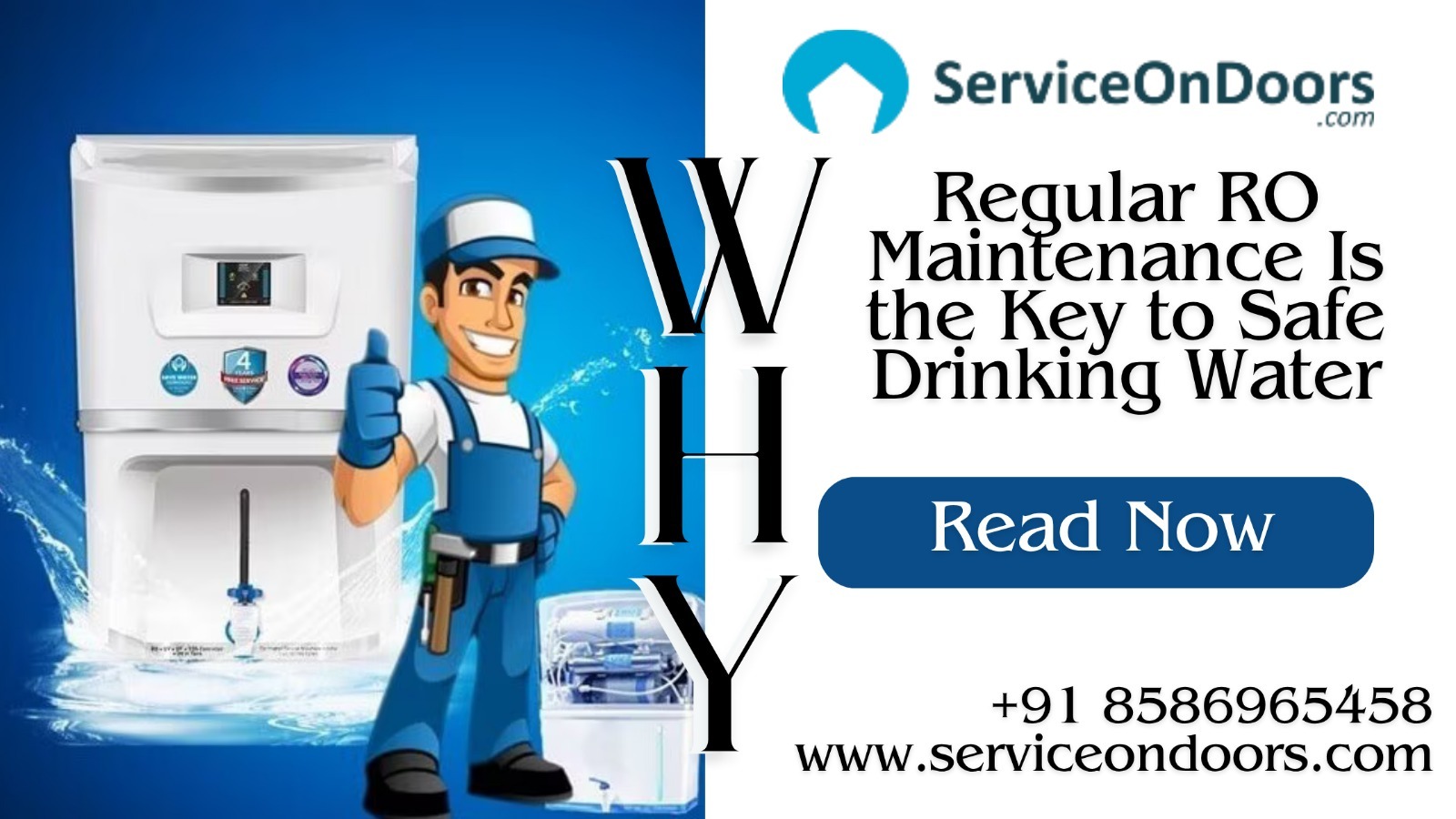 Best RO Repair Services | ServiceOnDoors |:+91 85869 65458